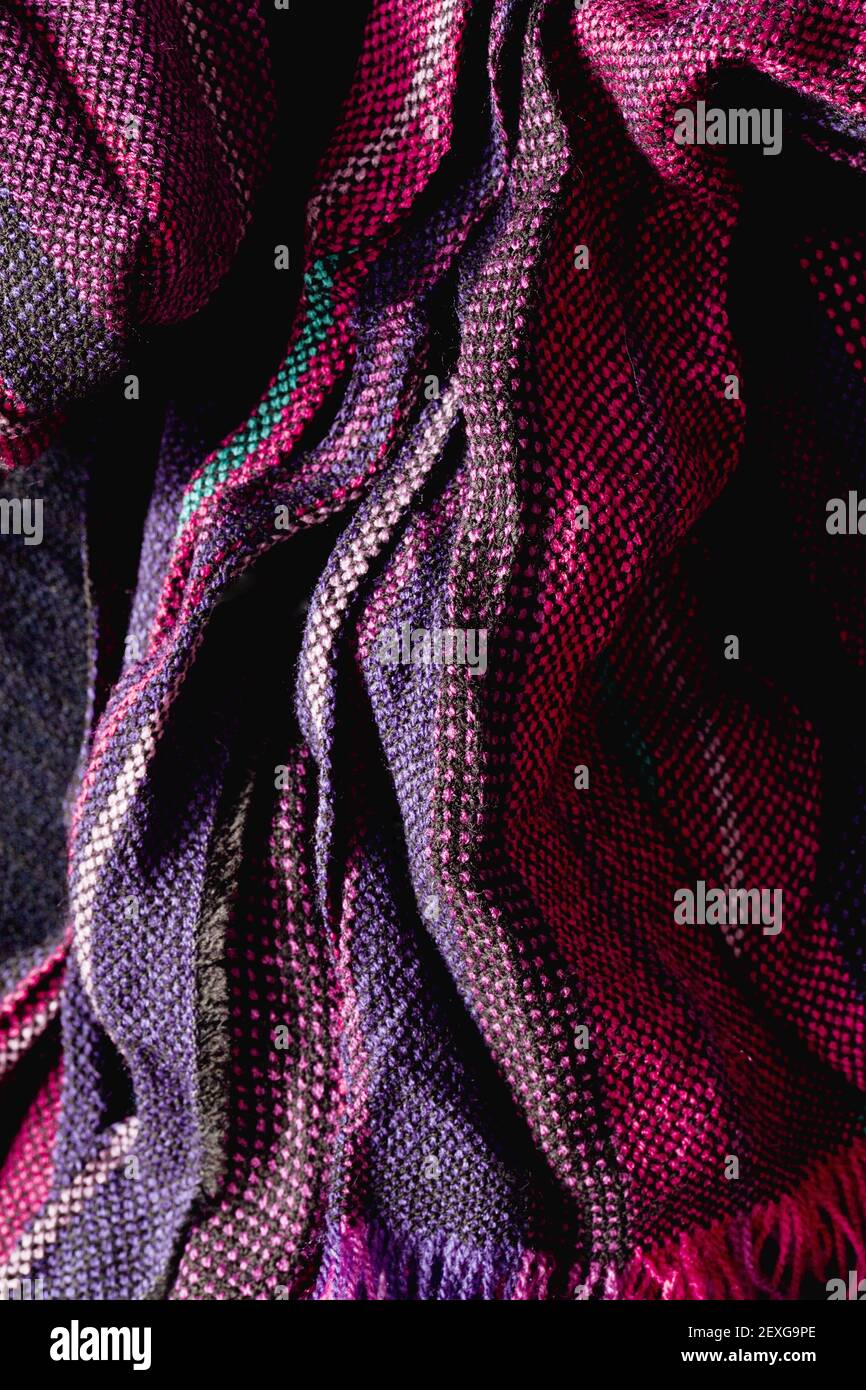 Knit wear scarf pattern hi-res stock photography and images - Alamy