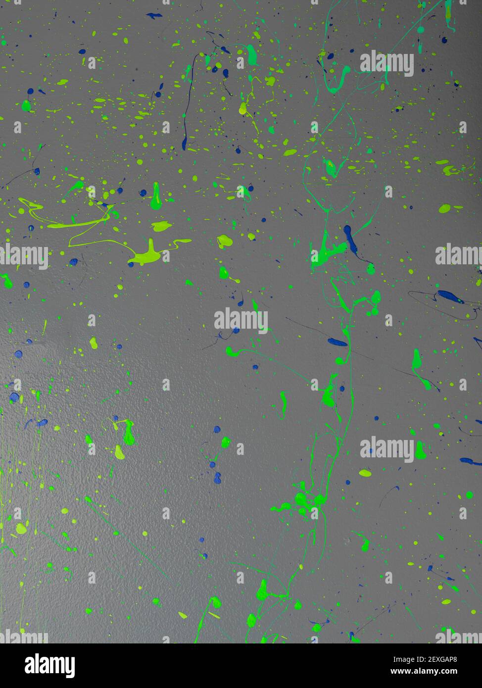 Splash of color on grey background Stock Photo - Alamy