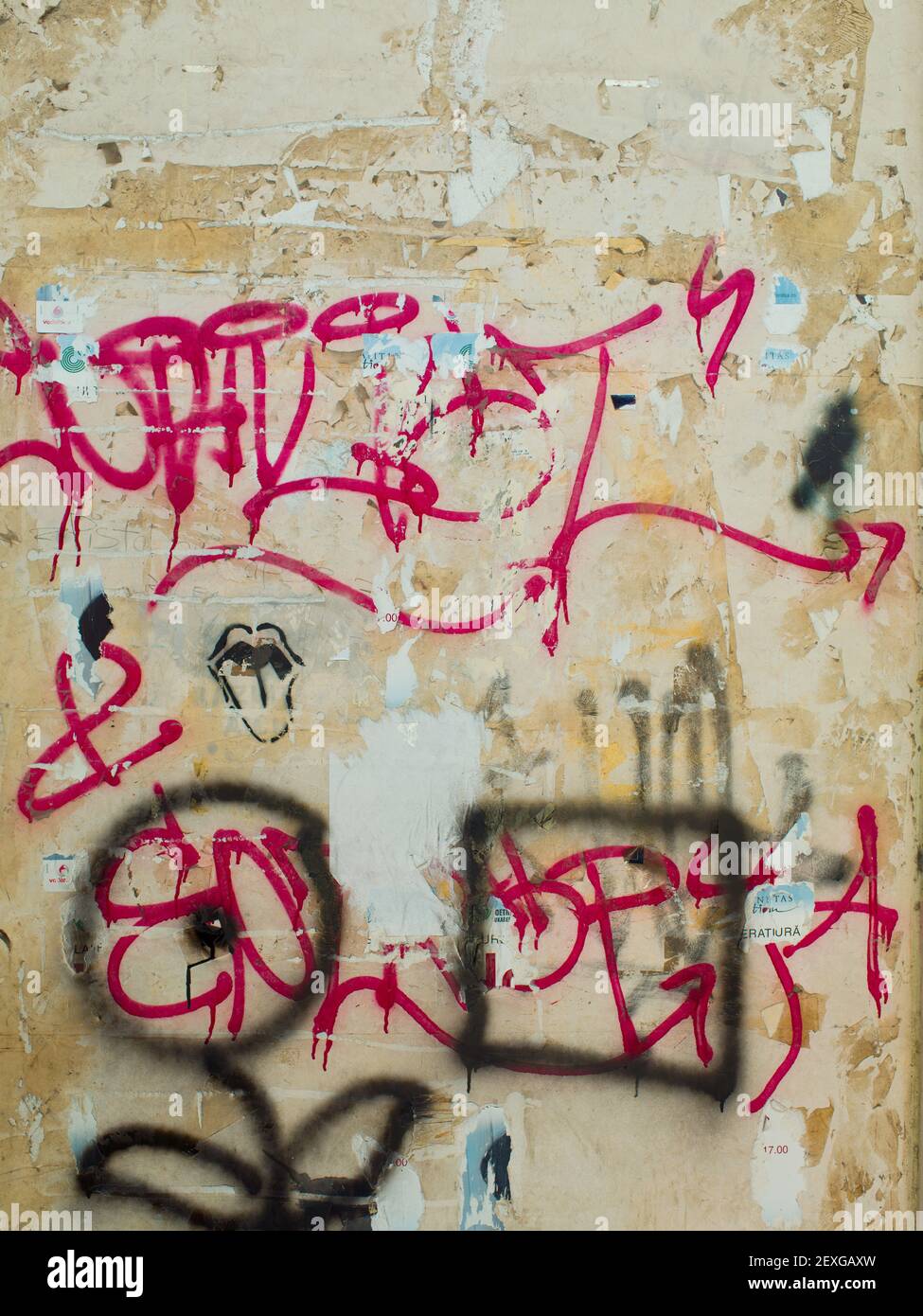 Image text spraypaint effect graffiti hi-res stock photography and ...