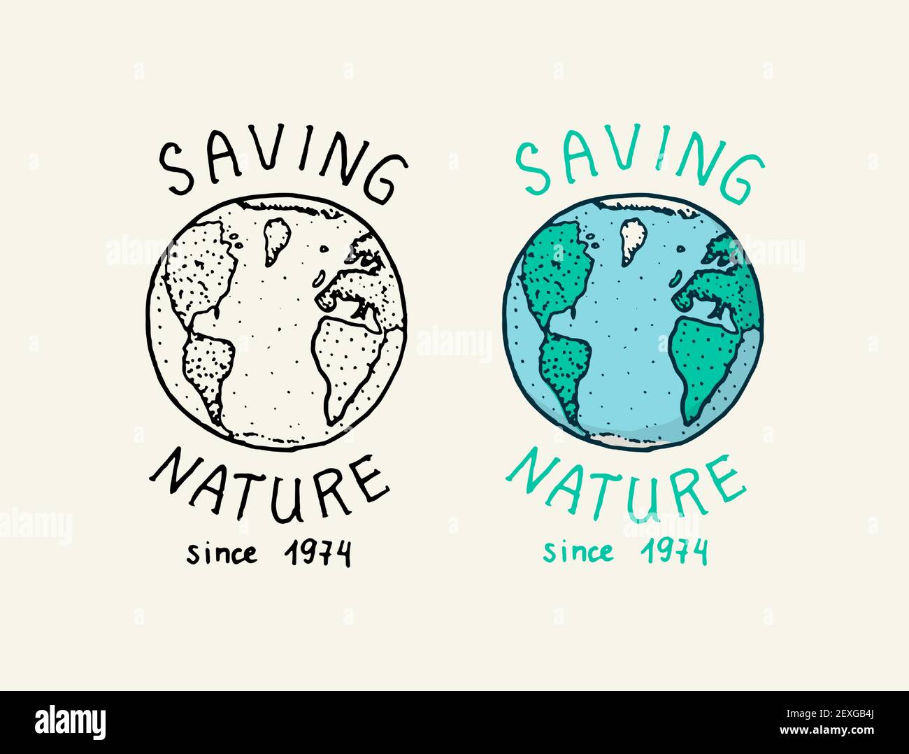 Blue Earth logo. Save nature. Vegetarian concept. Organic Vegan label ...