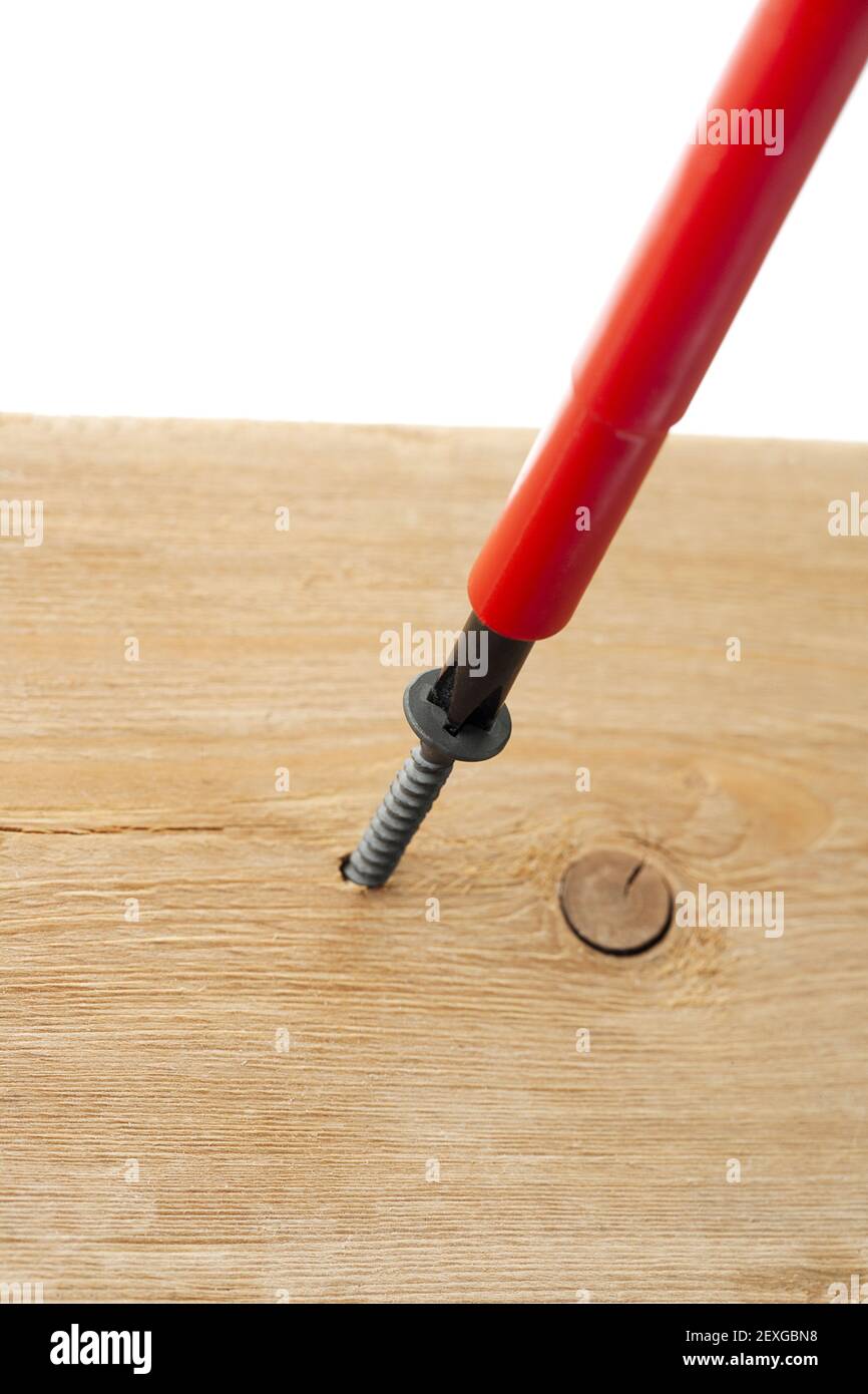 Woodscrew hi-res stock photography and images - Alamy