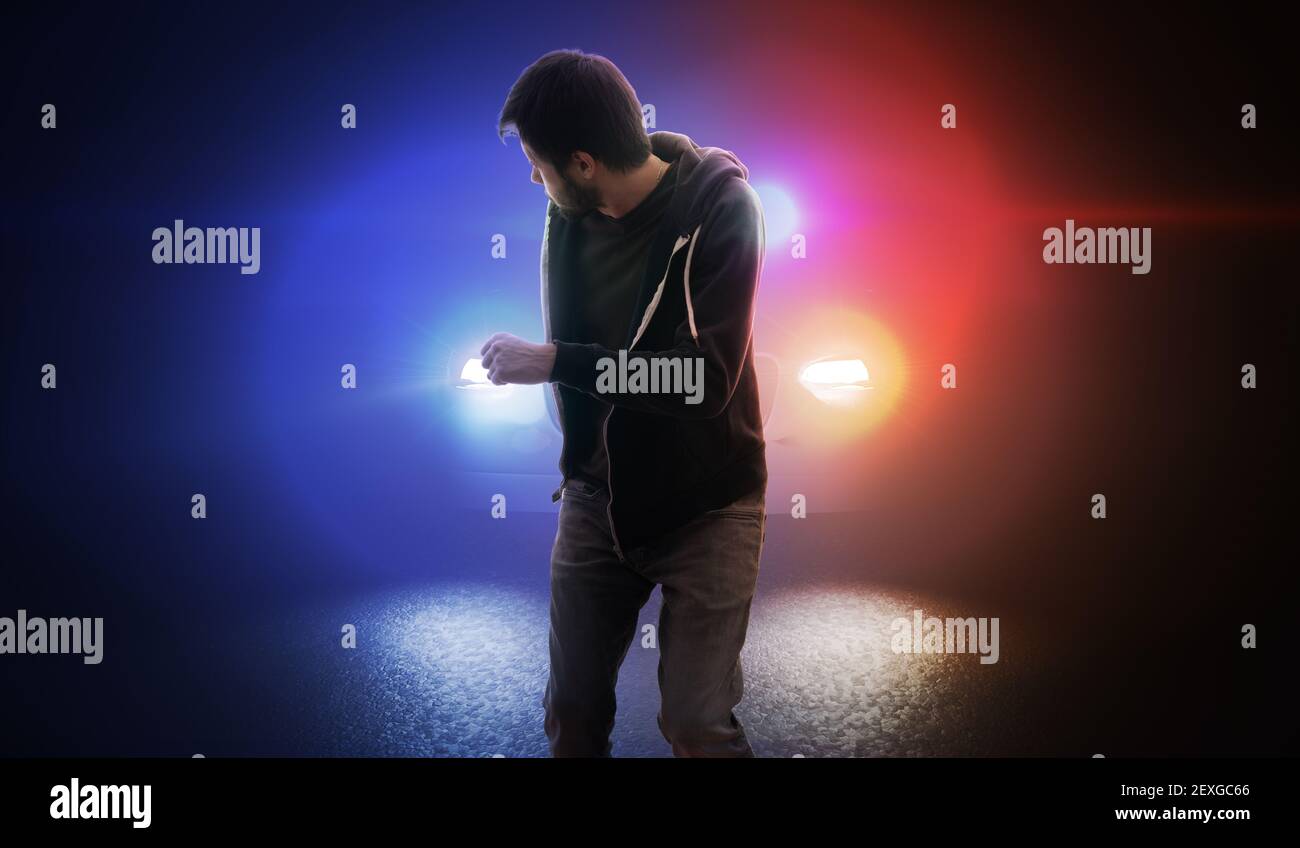 Police catch thief hi-res stock photography and images - Alamy