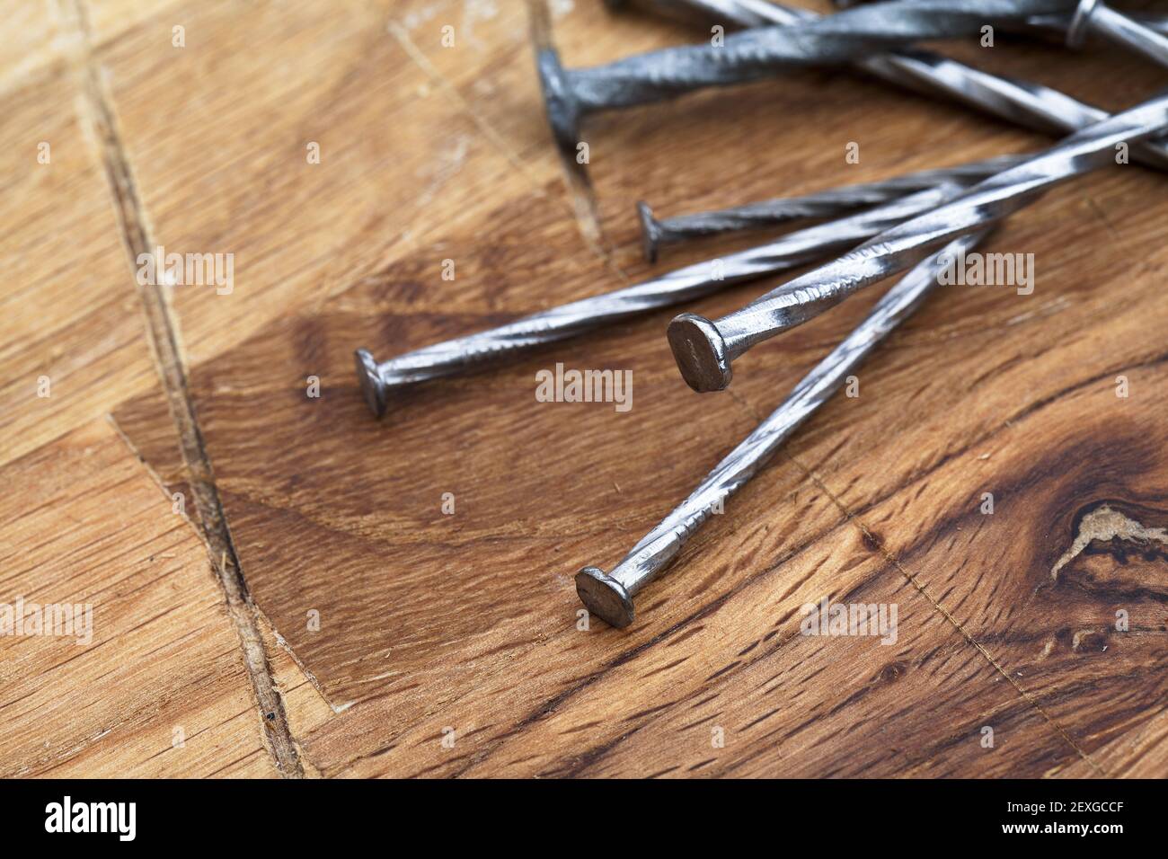 Iron nails nail metal hi-res stock photography and images - Alamy