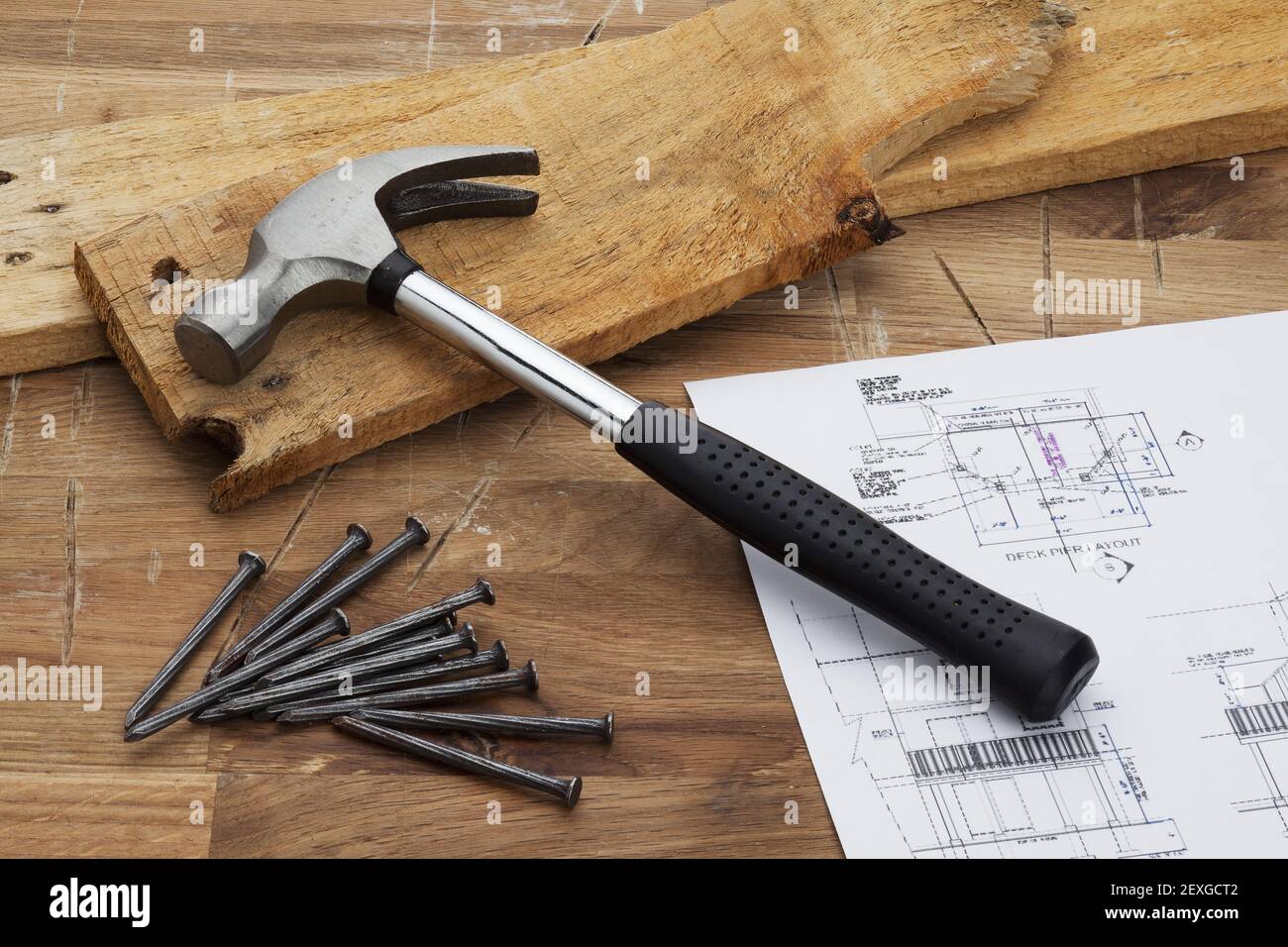 Floor plans with hardware Stock Photo - Alamy