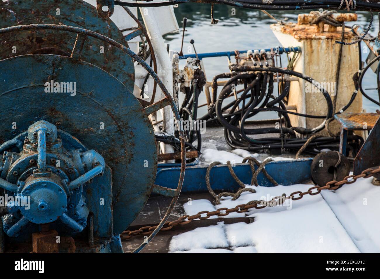 Fishing nets boats macduff hi-res stock photography and images - Alamy