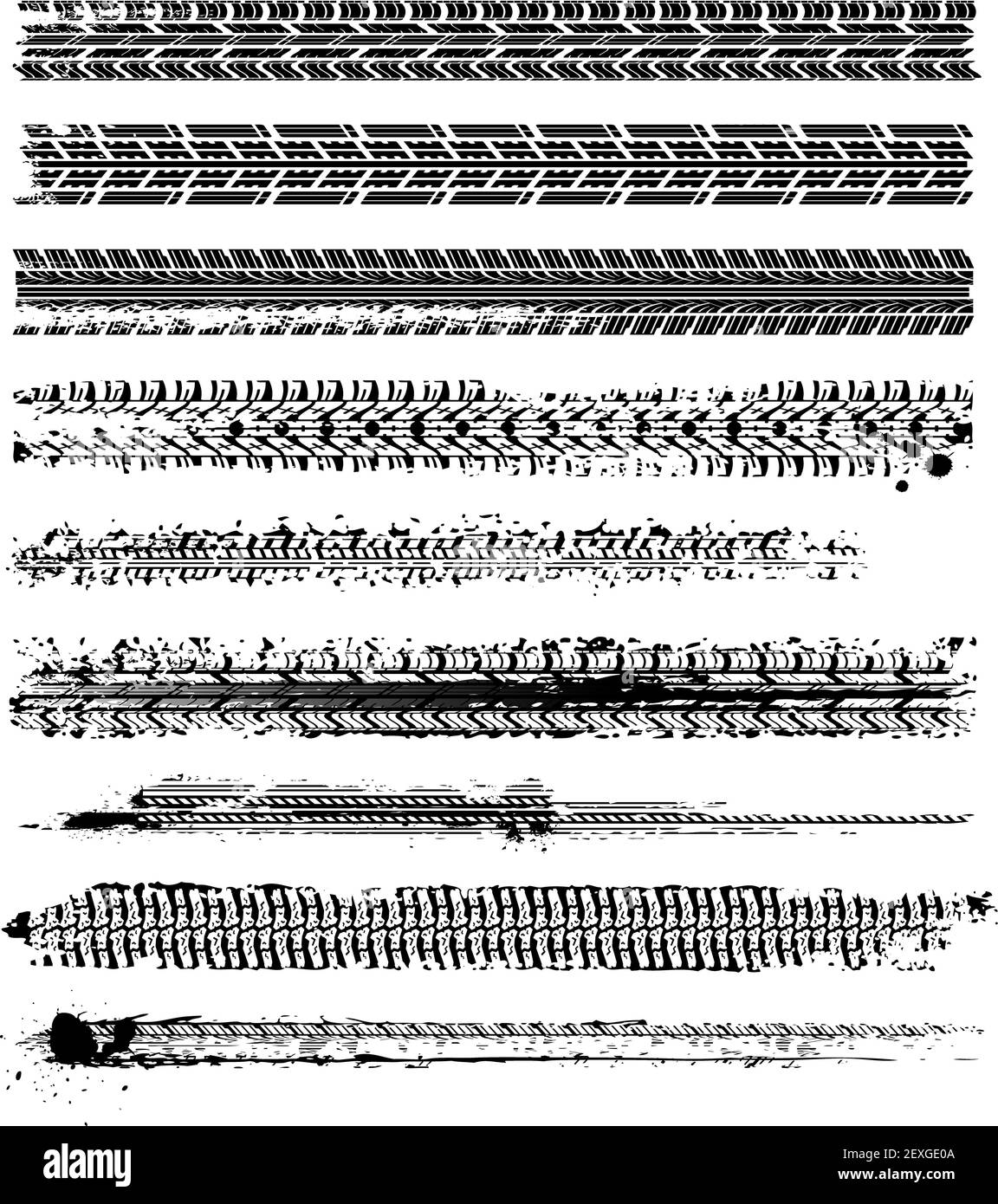 Bike tire tracks hi-res stock photography and images - Alamy