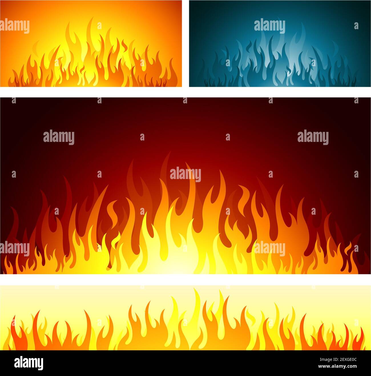 Fire flames symbol Stock Photo - Alamy