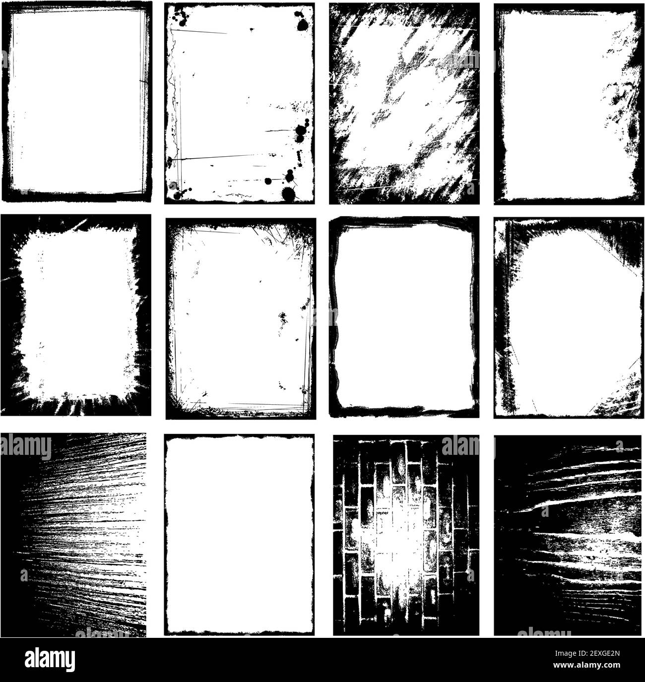 Grunge frames hi-res stock photography and images - Alamy