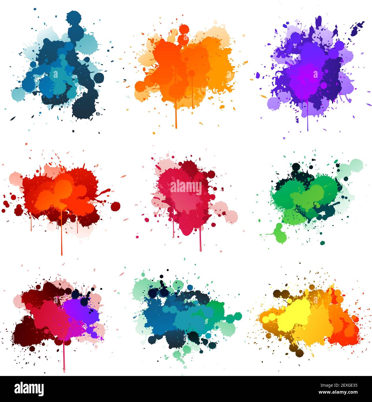Splat illustrations hi-res stock photography and images - Alamy