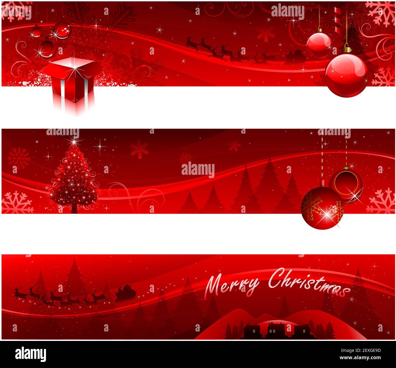 Christmas greeting card design Stock Photo - Alamy