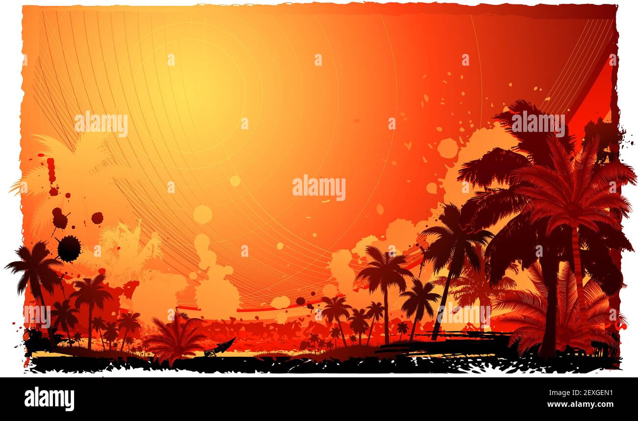 Splash beach background Cut Out Stock Images & Pictures - Alamy