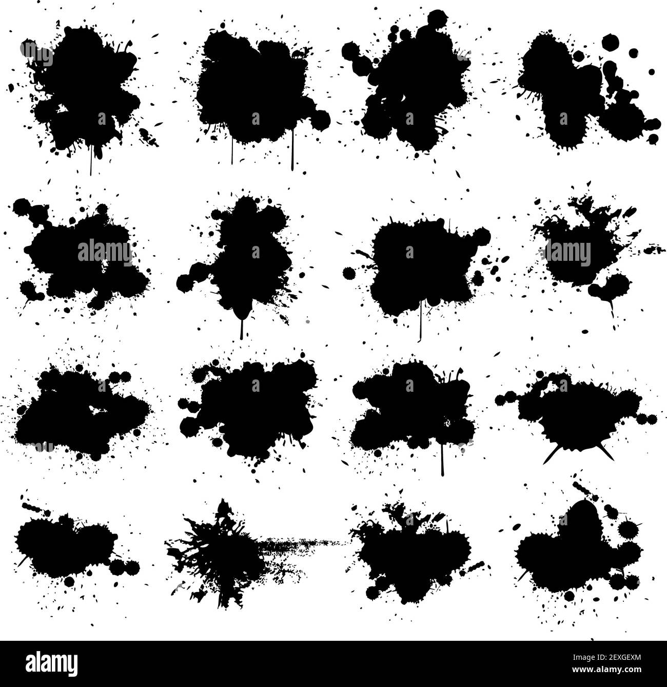 Splat drawing Cut Out Stock Images & Pictures - Alamy