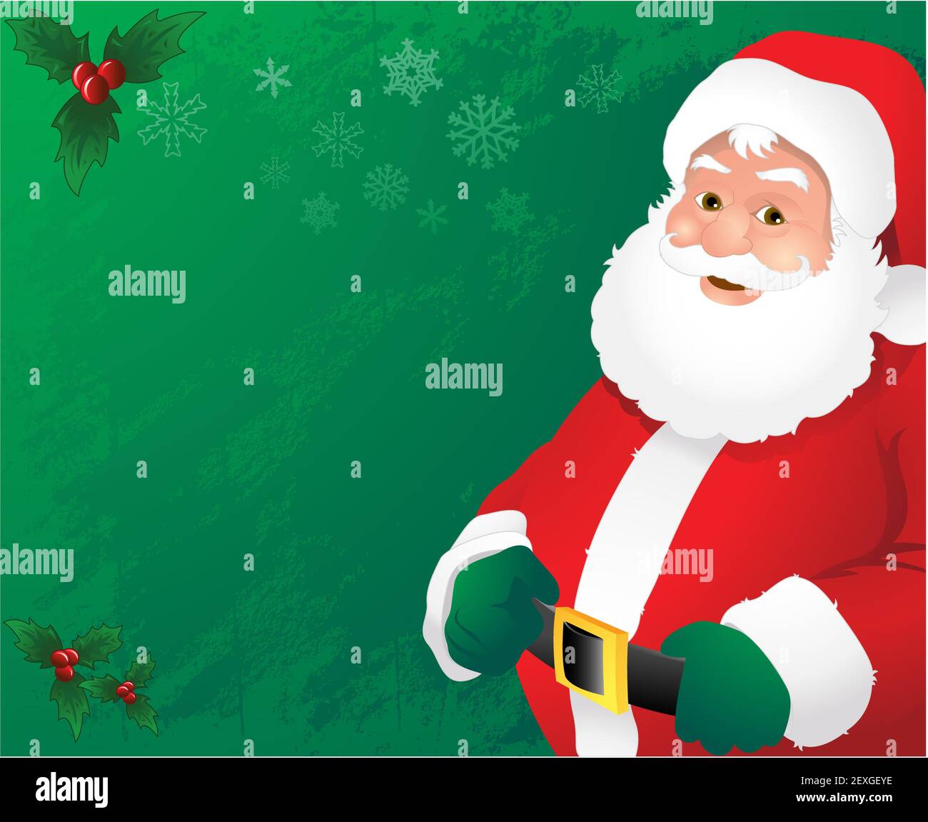 Christmas Santa claus illustration Stock Photo - Alamy