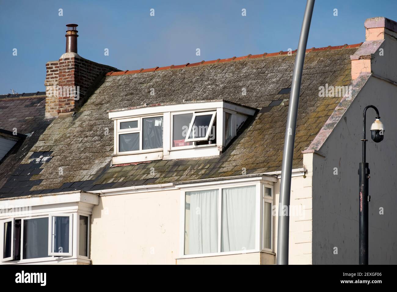Small attic room example Stock Photo - Alamy