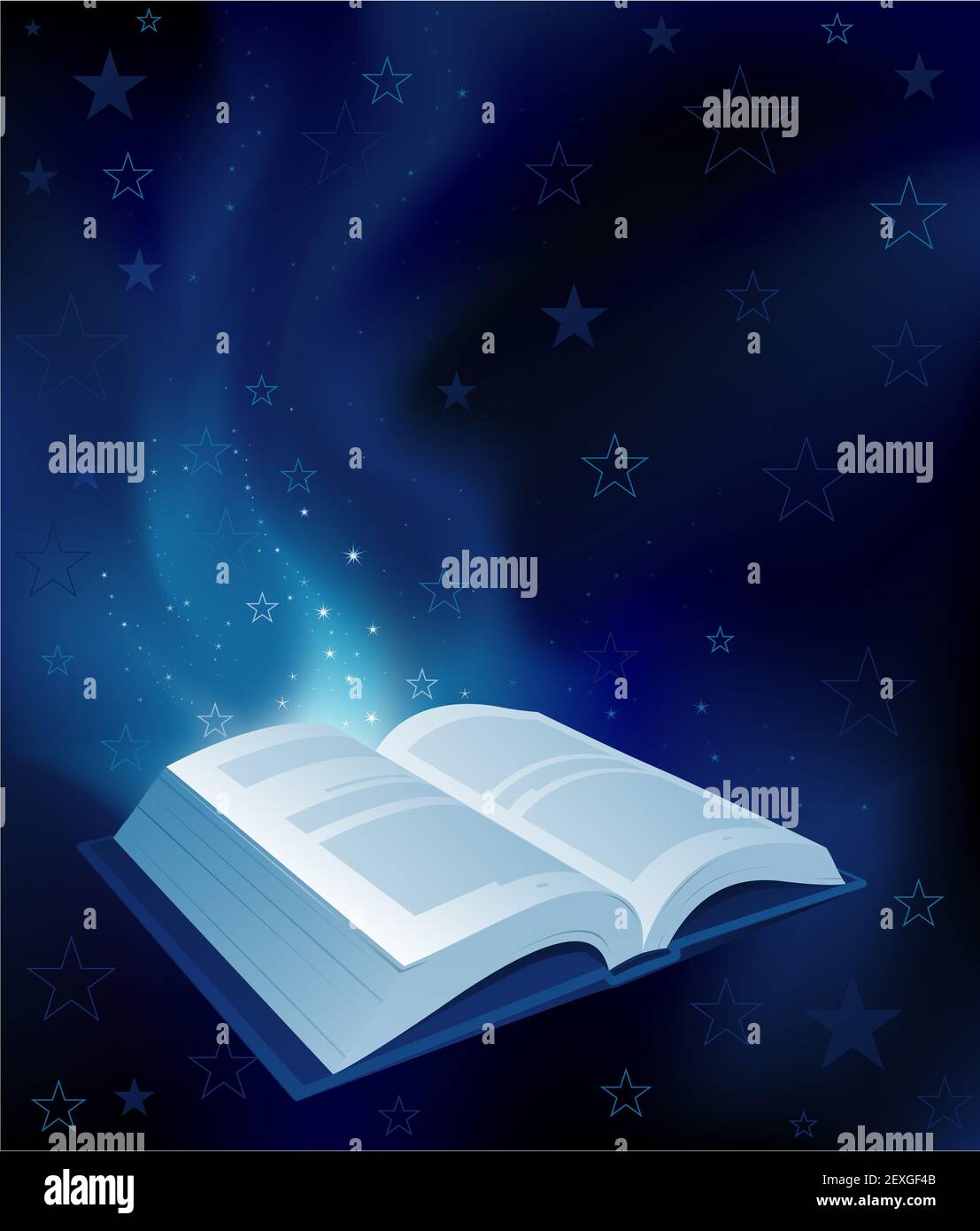 Magic book cover hi-res stock photography and images - Alamy