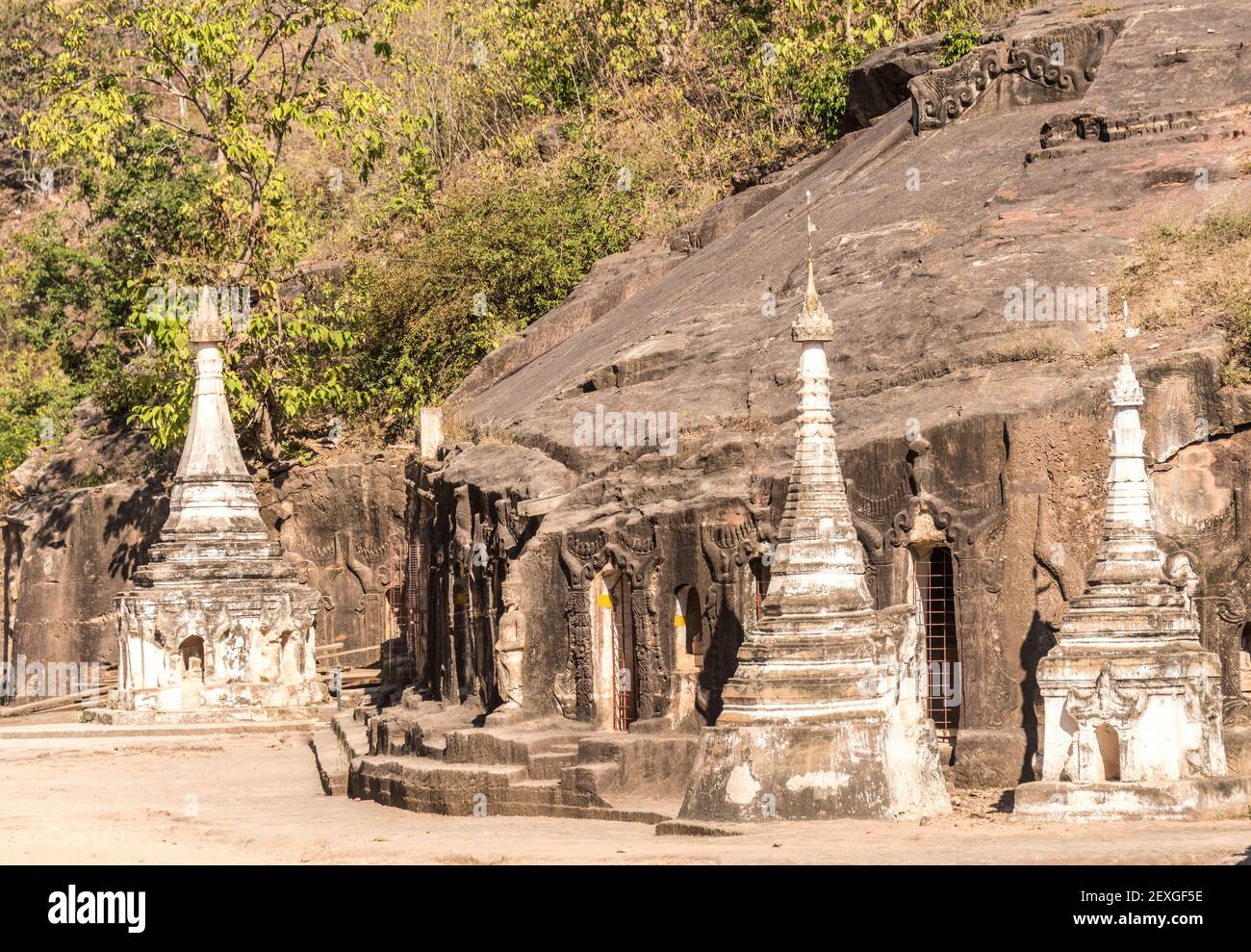 Myanmar caves hi-res stock photography and images - Alamy