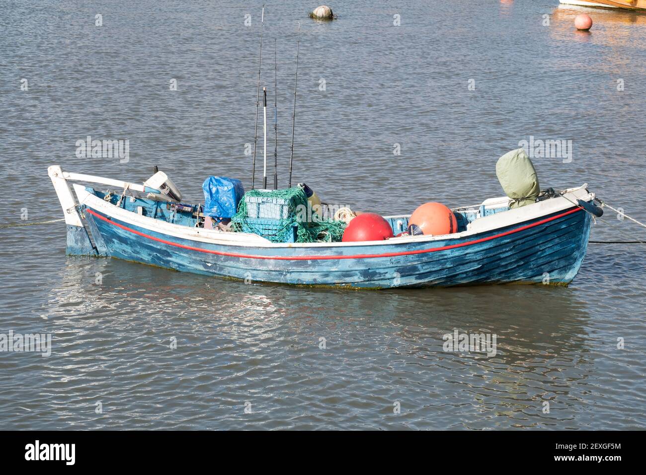 Small fishing boat example Stock Photo - Alamy