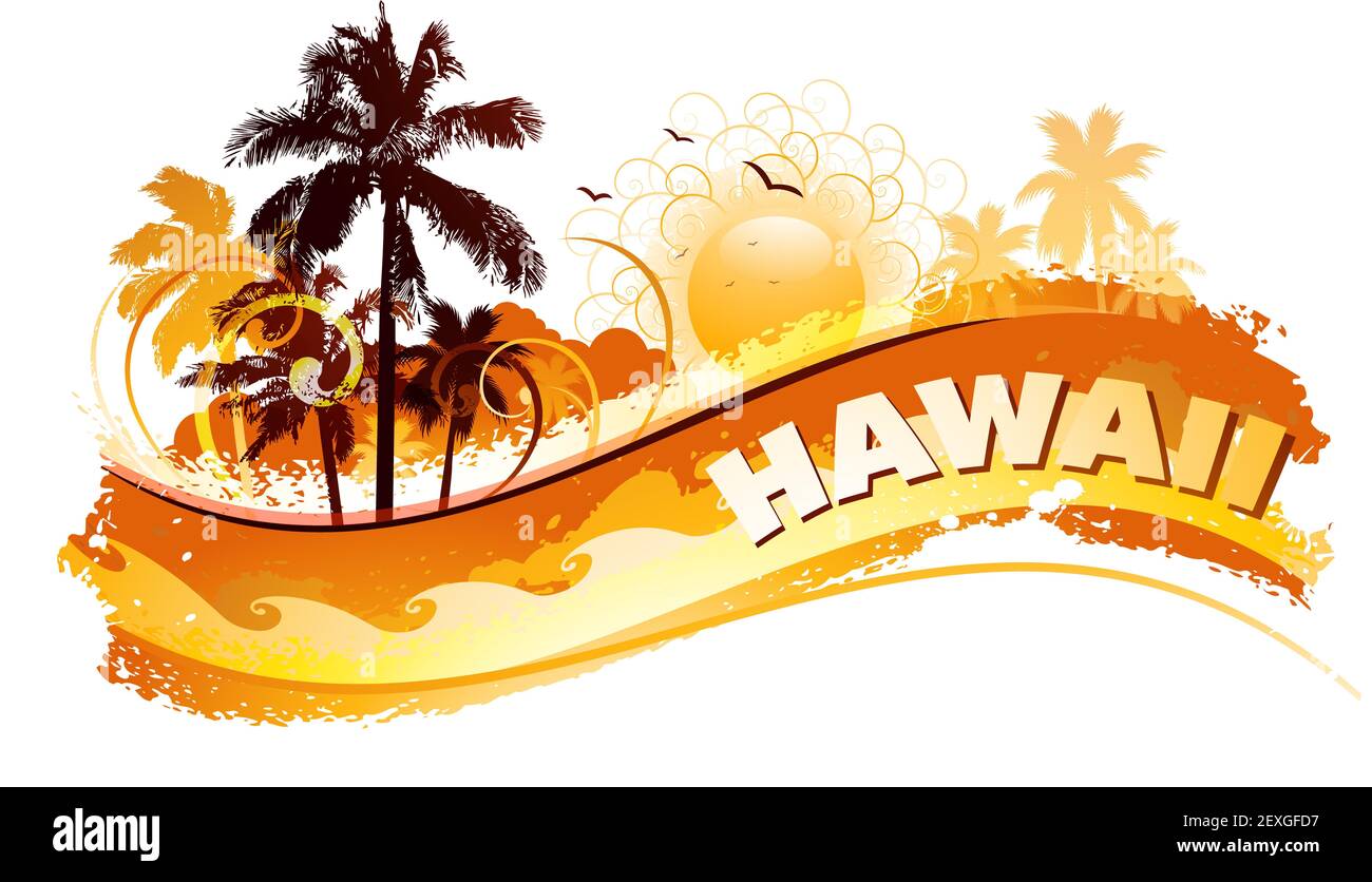 Hawaii background hi-res stock photography and images - Alamy