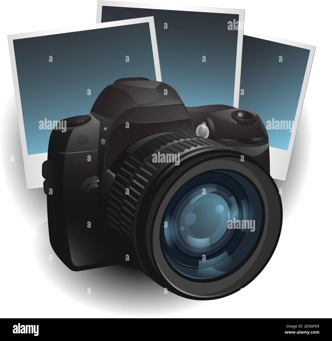 Photo camera illustration Stock Photo - Alamy