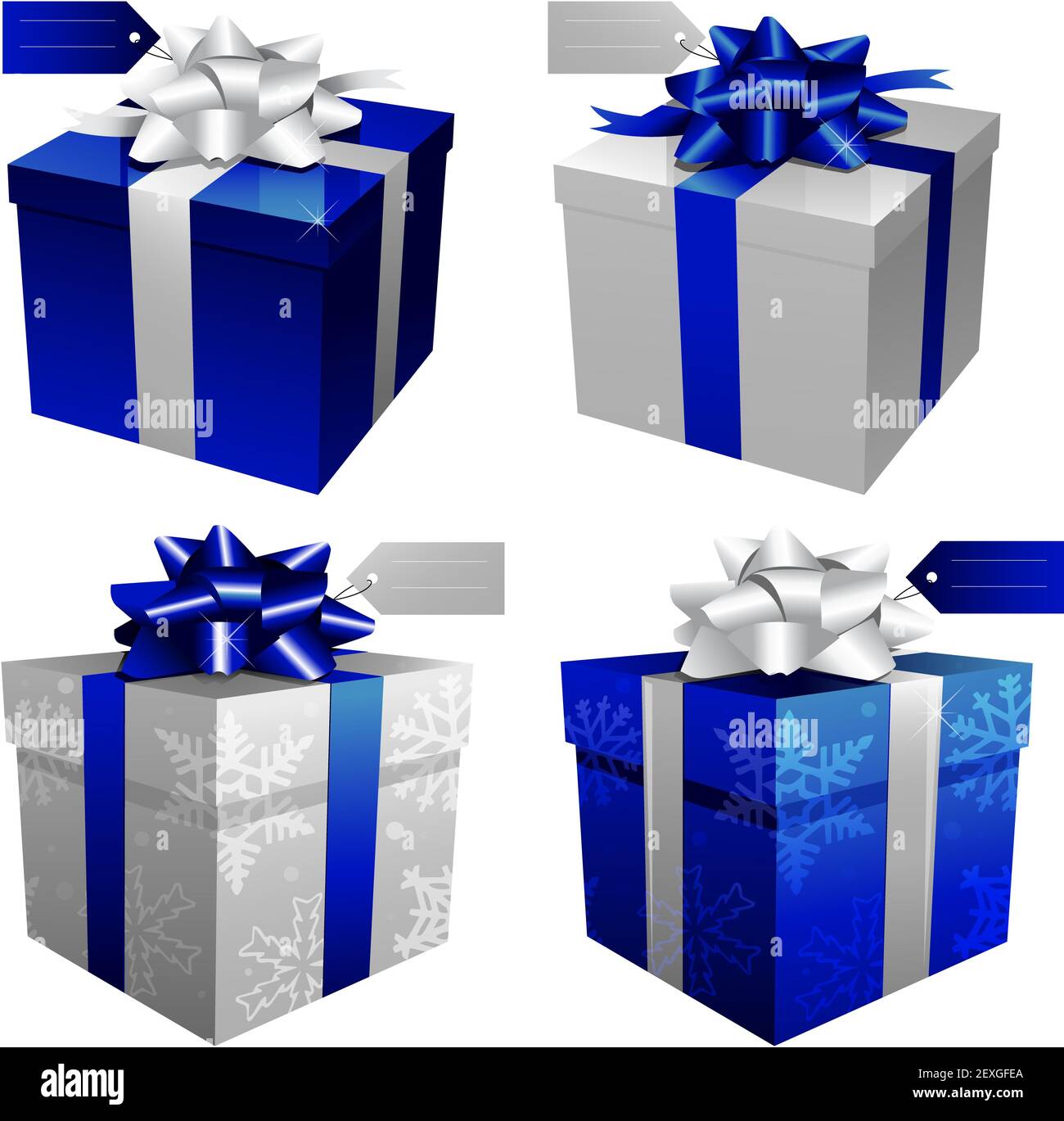 Vector cardboard boxes shopping Cut Out Stock Images & Pictures - Alamy