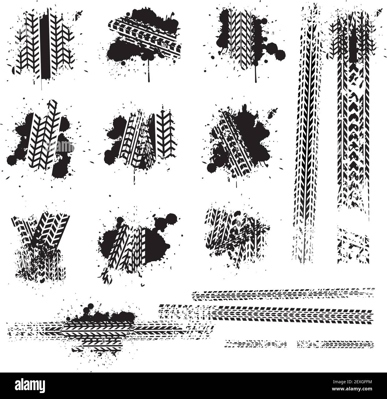 Bike tire tracks hi-res stock photography and images - Alamy