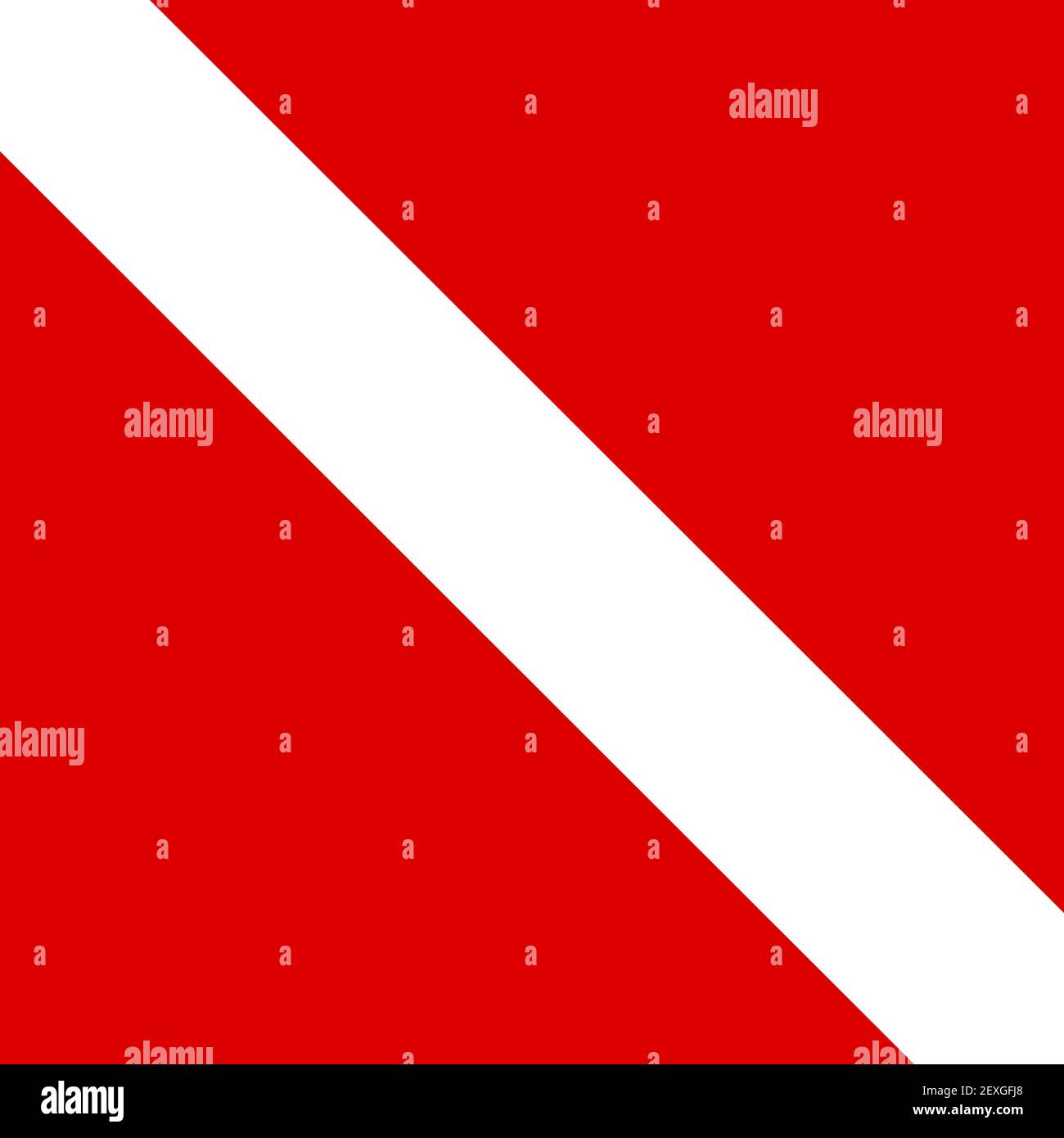 Diver Down Flag Stock Photo - Alamy