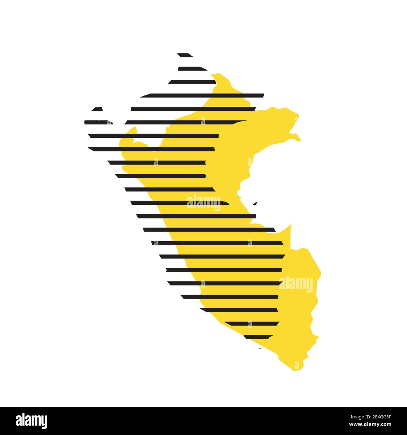 Peru - country silhouette Stock Vector Image & Art - Alamy