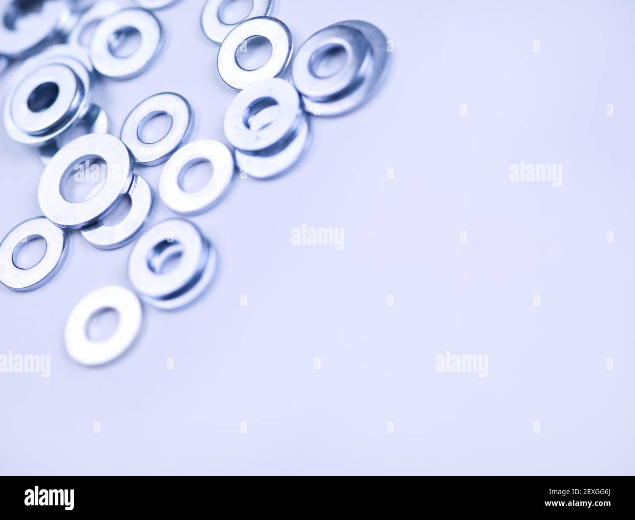 Washers with Copy Stock Photo - Alamy