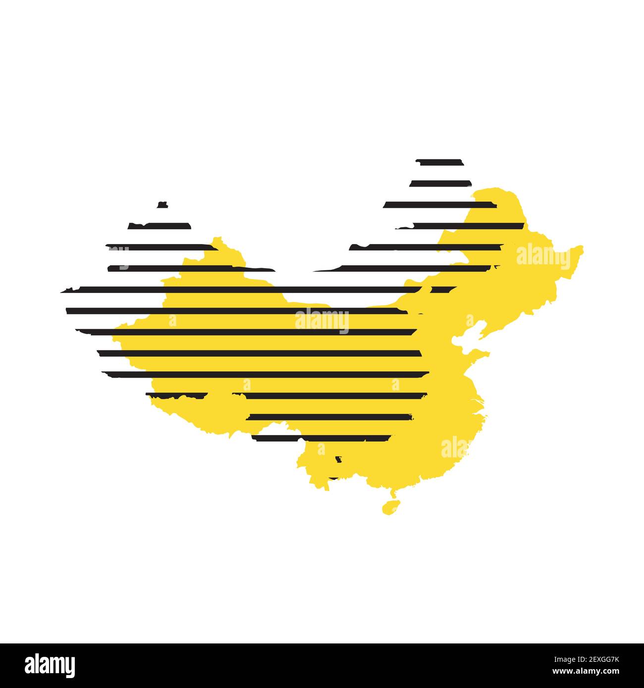 China - country silhouette Stock Vector Image & Art - Alamy