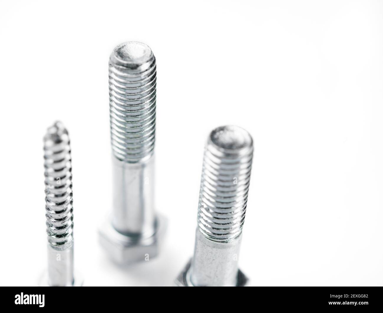 Three Standing Bolts Stock Photo - Alamy