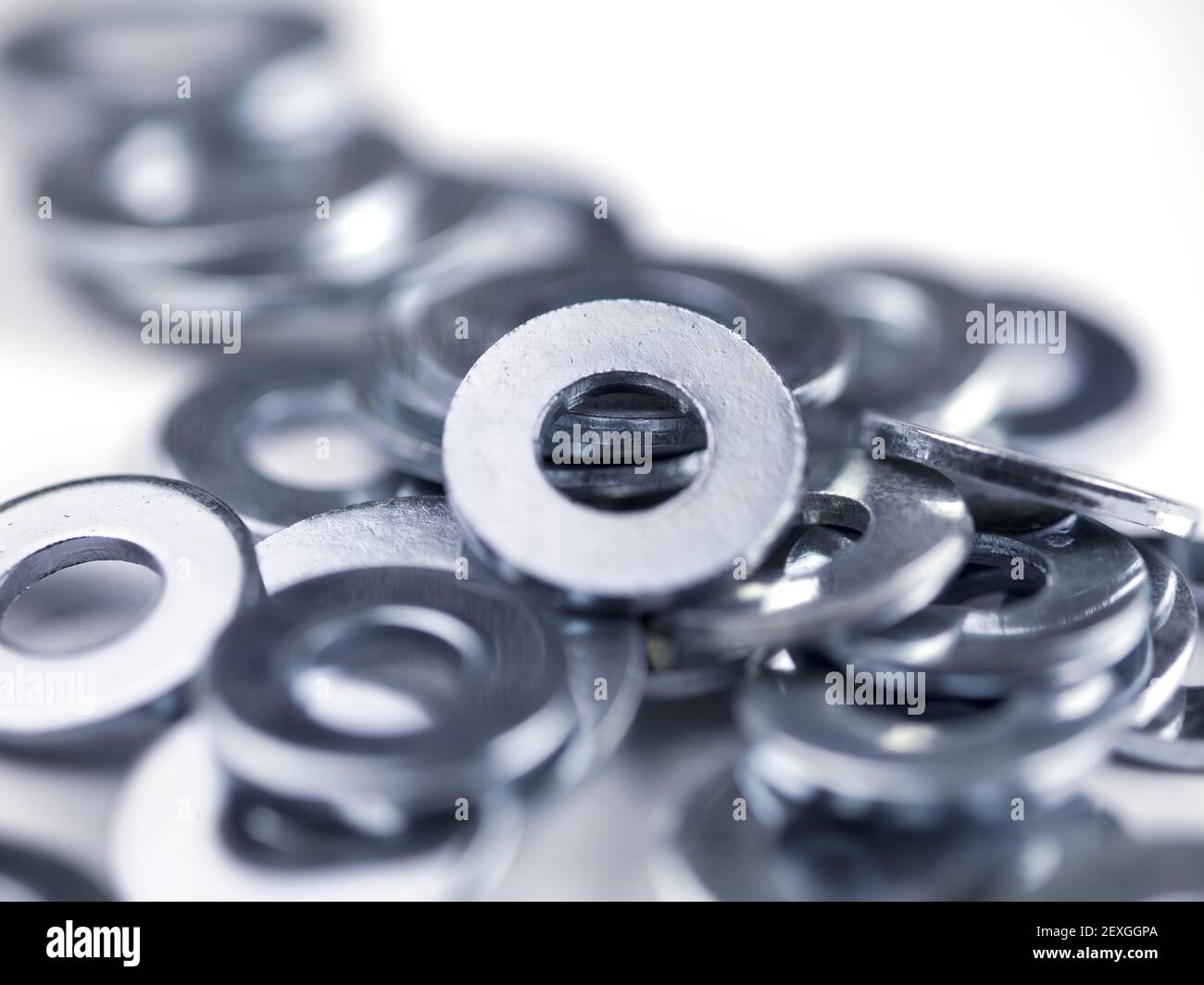 Pile of Washers Stock Photo - Alamy