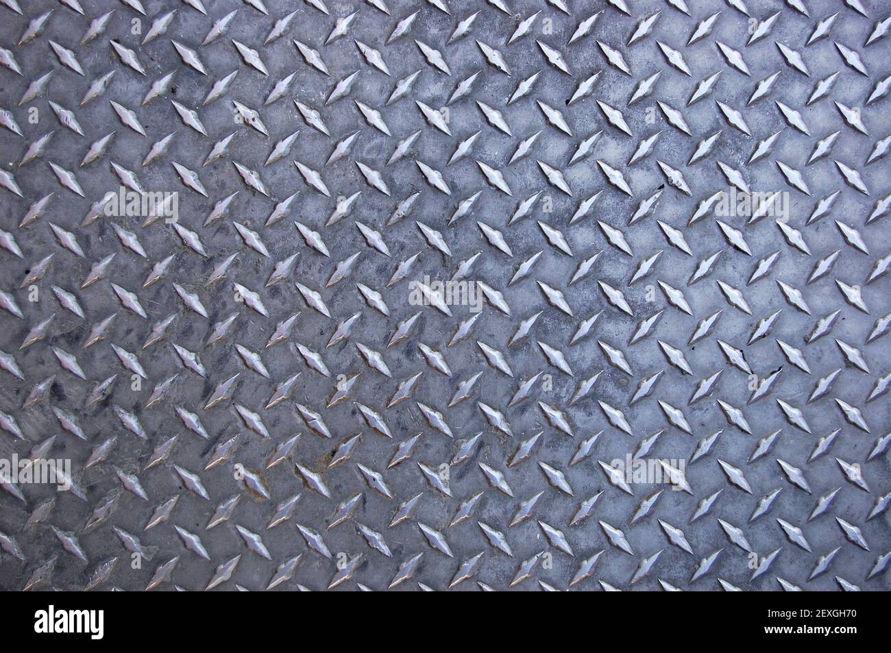 Steel Diamond Pattern Metal Grating Stock Photo - Alamy