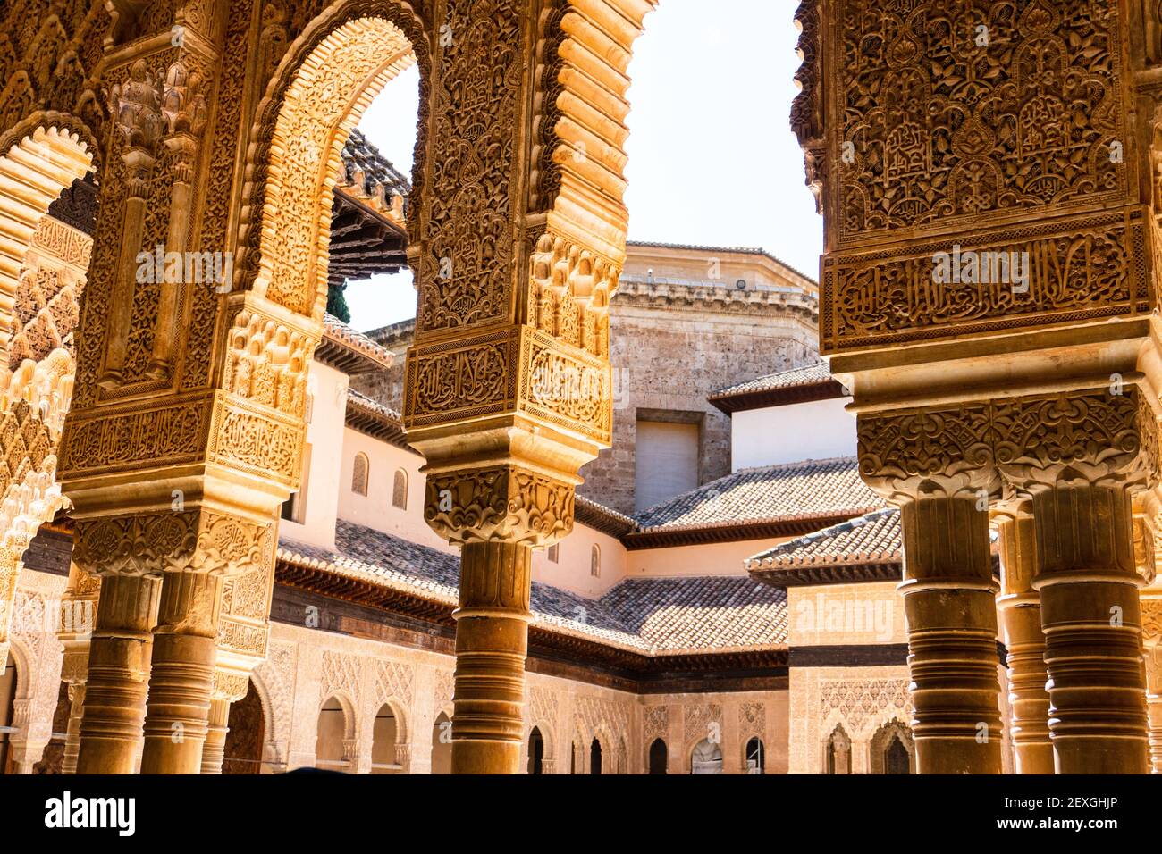 The famous historic Alhambra Palace in Granada, Spain Stock Photo - Alamy