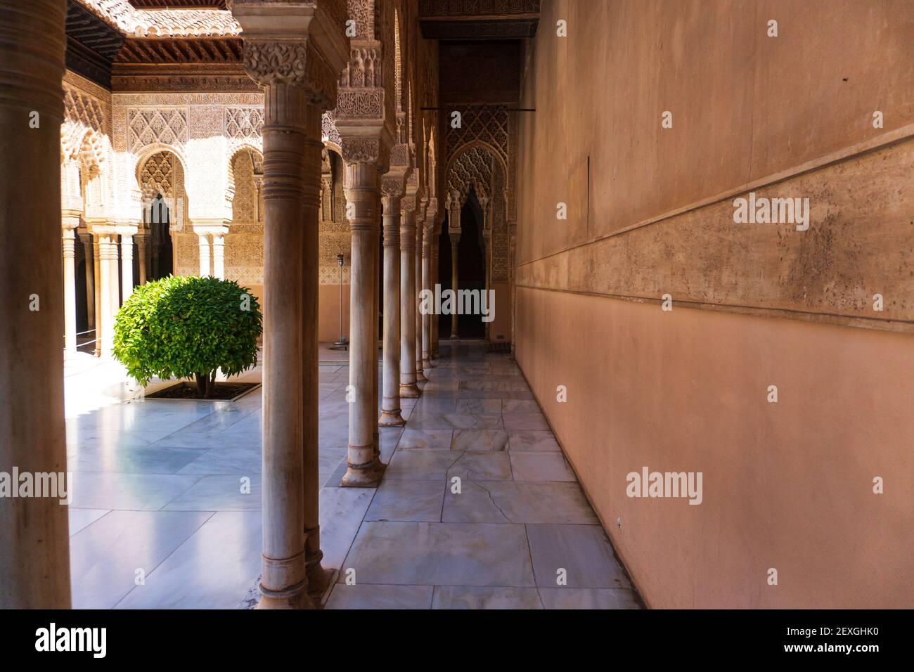 The famous historic Alhambra Palace in Granada, Spain Stock Photo - Alamy