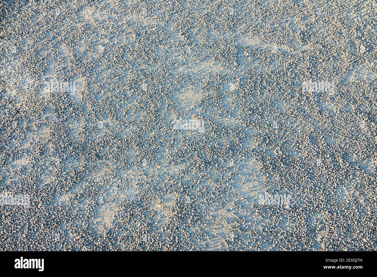 Background texture in form of grey gravel ground landscape. Sweden ...