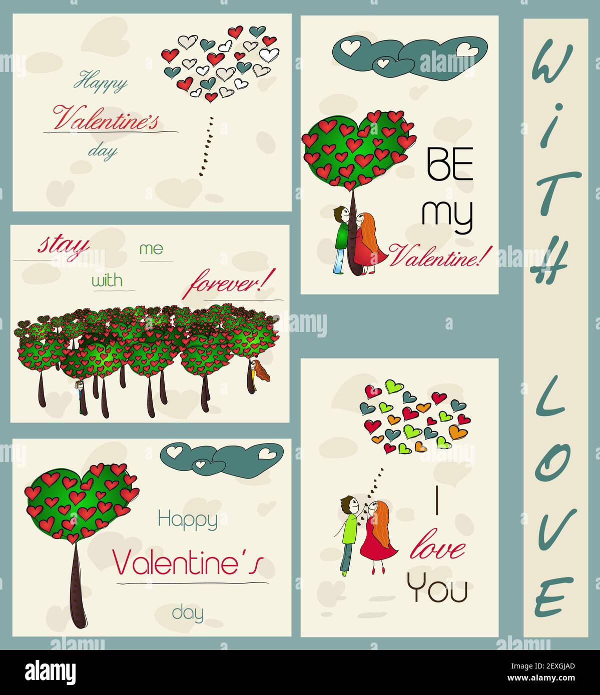 Love cards hi-res stock photography and images - Alamy