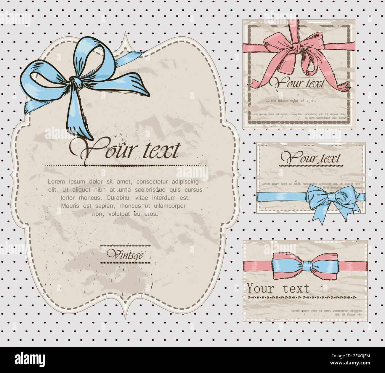 Vintage label hand drawn hi-res stock photography and images - Alamy