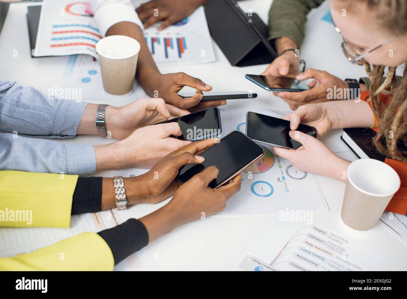 Interior design project multiracial team hi-res stock photography and ...