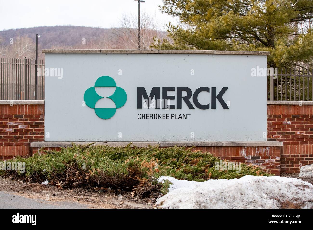 Danville, Pennsylvania, USA. 4th Mar, 2021. A signage seen outside ...