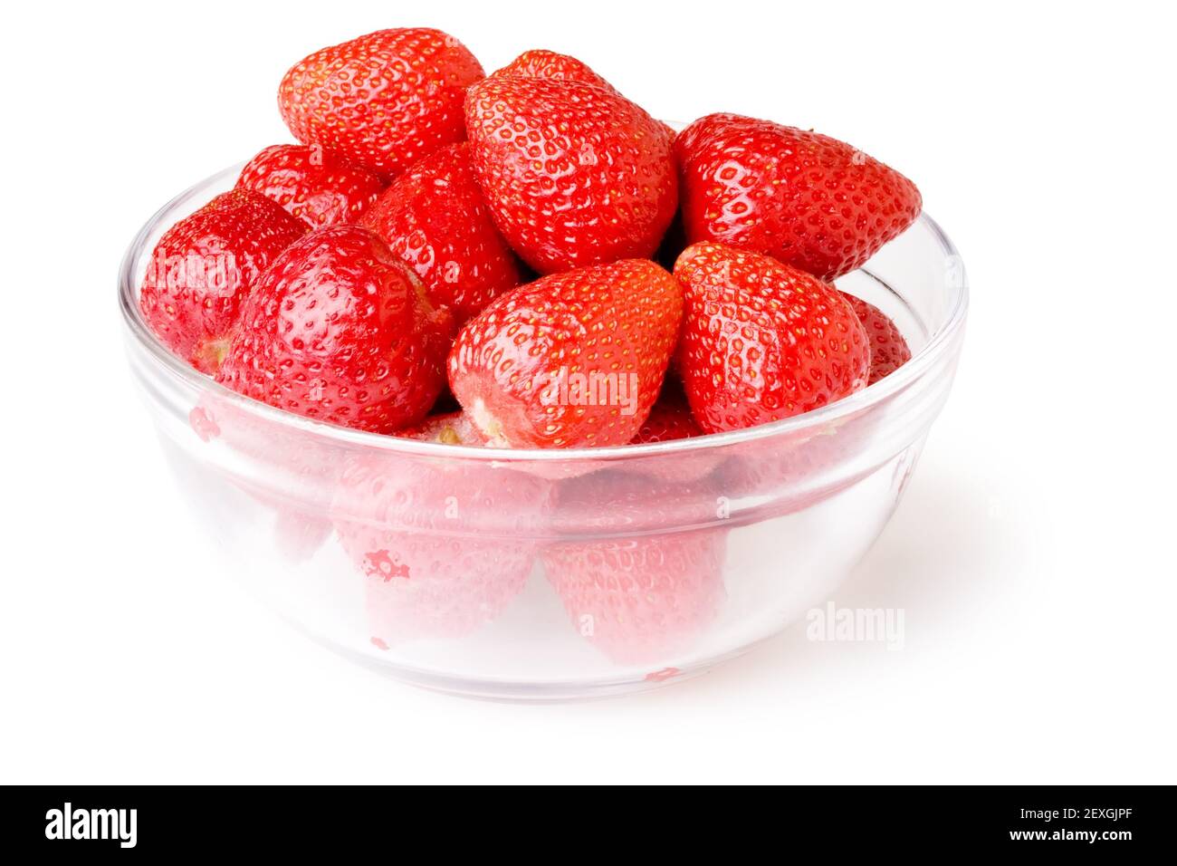Bowl of Strawberries Stock Photo - Alamy