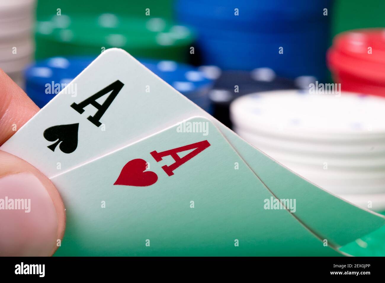 Two color cards hi-res stock photography and images - Alamy