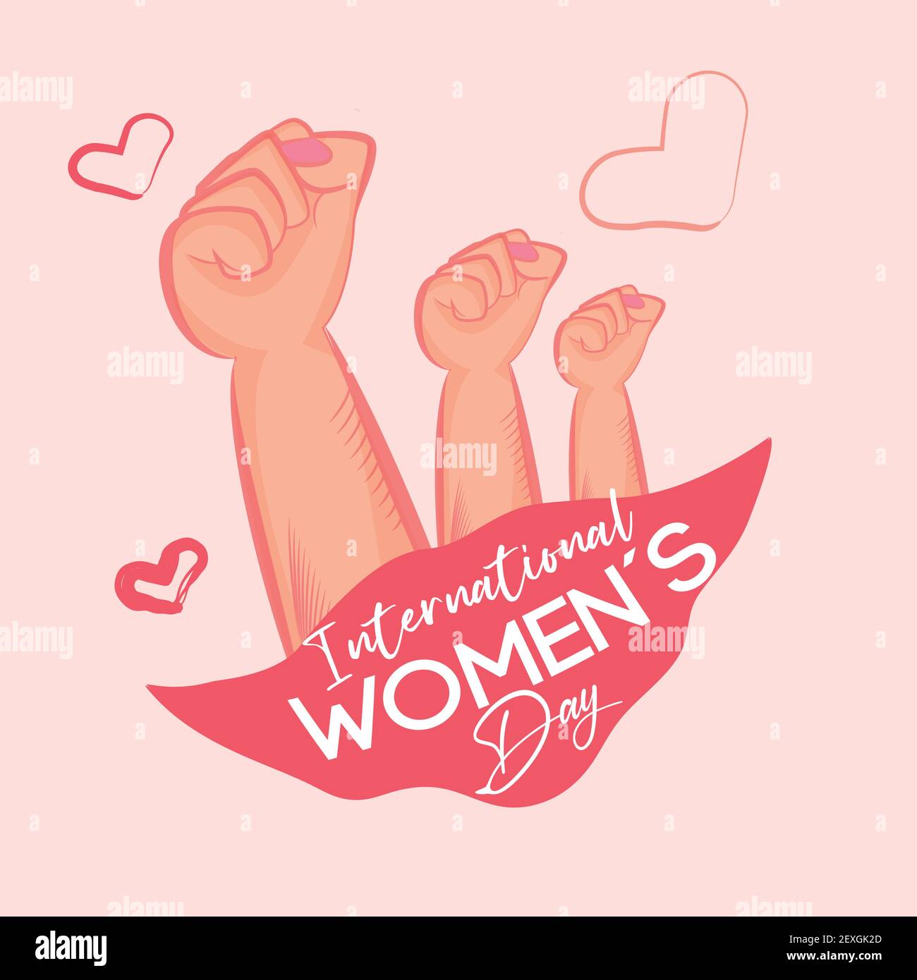 Happy womens day bright Stock Vector Images - Alamy