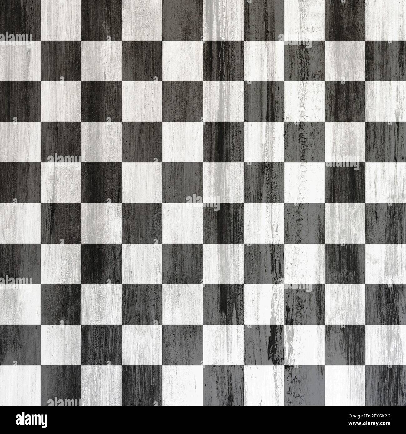 Black And White Checkered Design