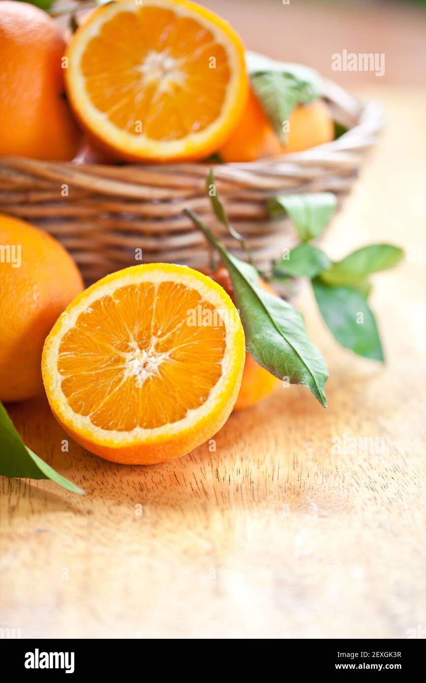 Round table ripe fruits hi-res stock photography and images - Alamy