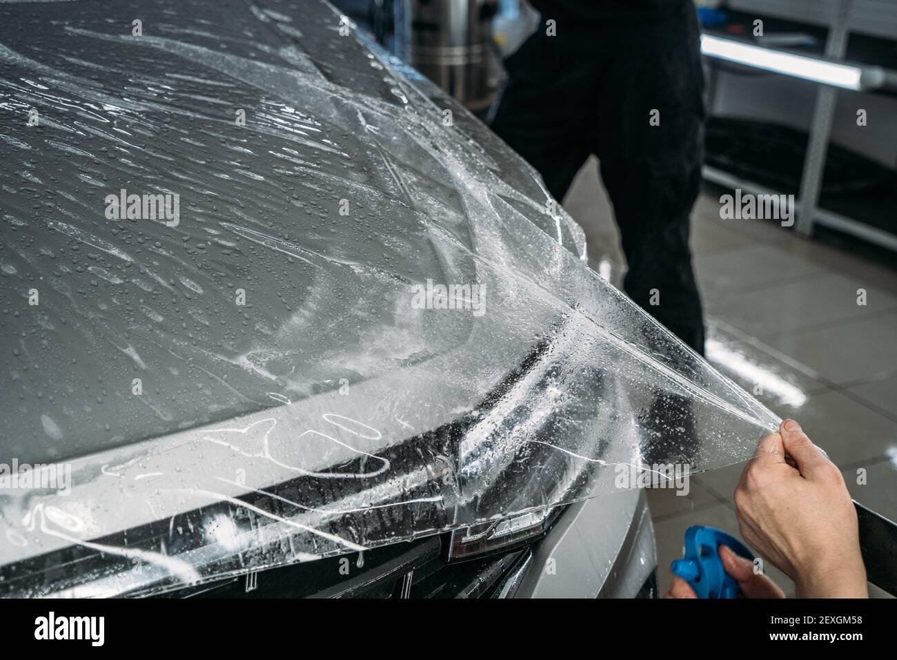 Car on skin hi-res stock photography and images - Alamy