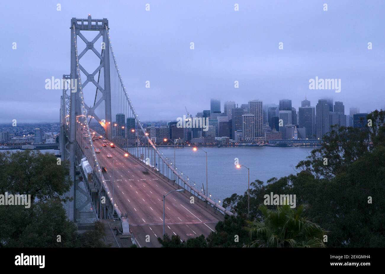 The Bay Bridge Stock Photo - Alamy