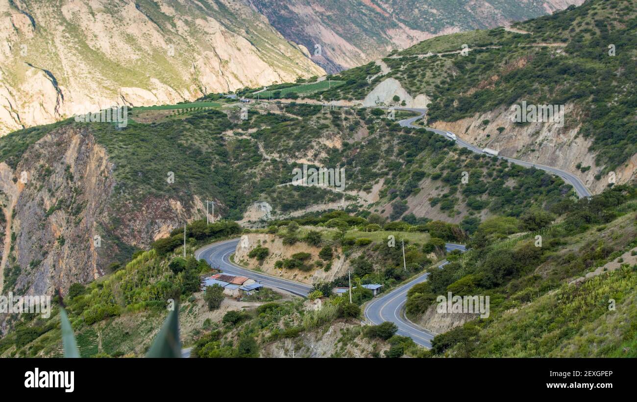 Highway in the Apurimac Andes mountains Stock Photo - Alamy