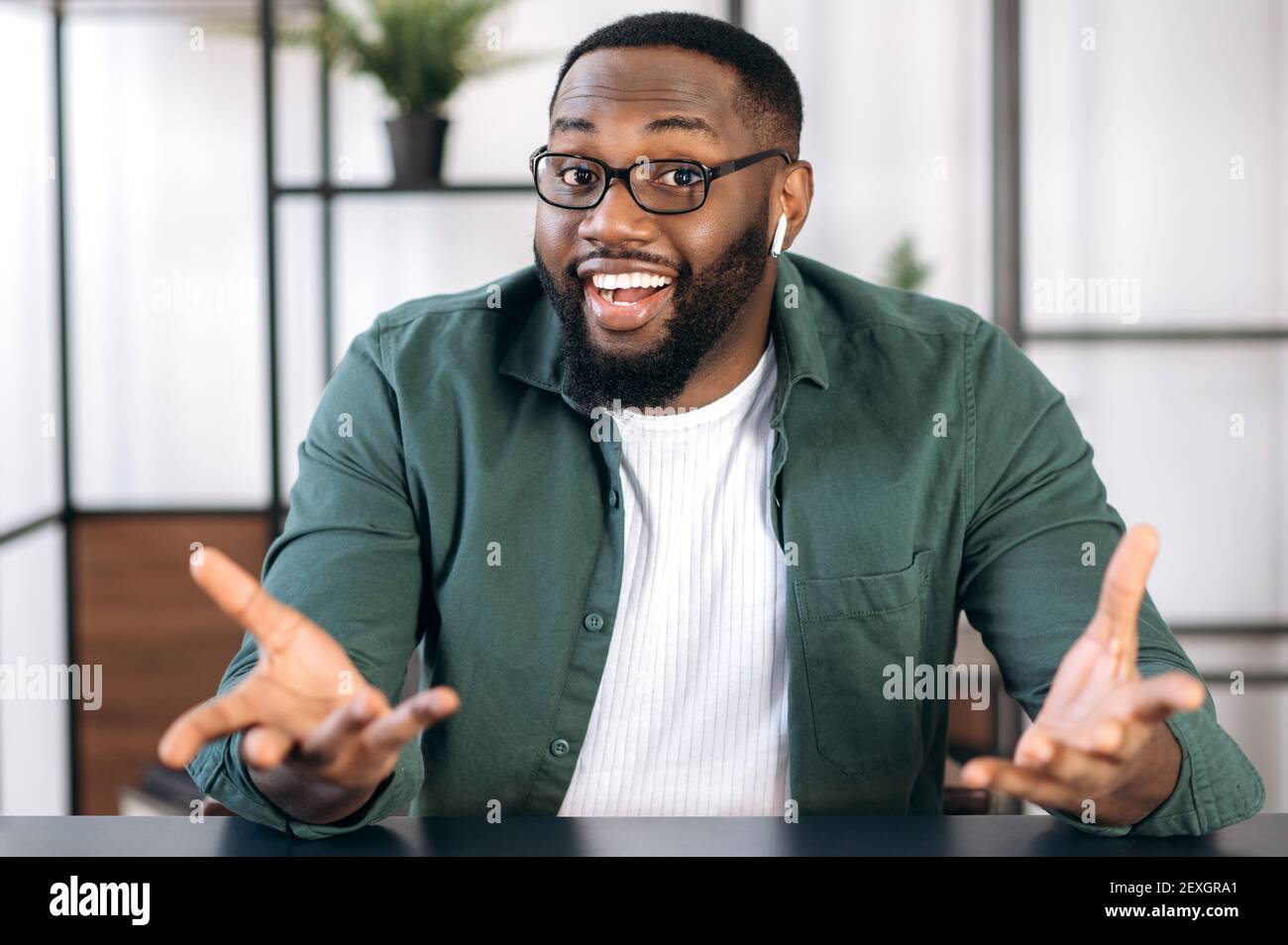 Video call attractive multiracial hi-res stock photography and images ...