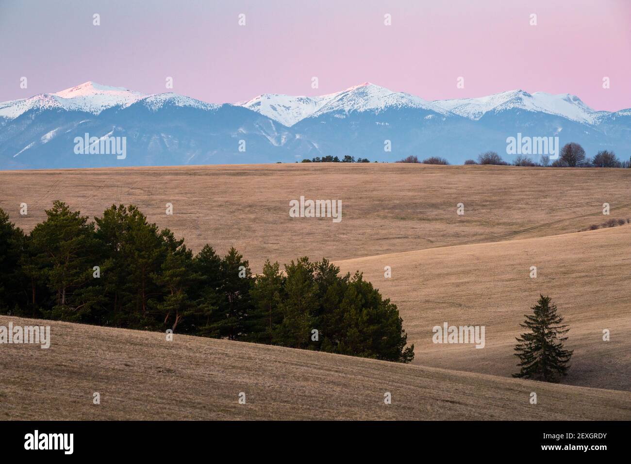 Rural landscape of Turiec region in northern Slovakia Stock Photo - Alamy