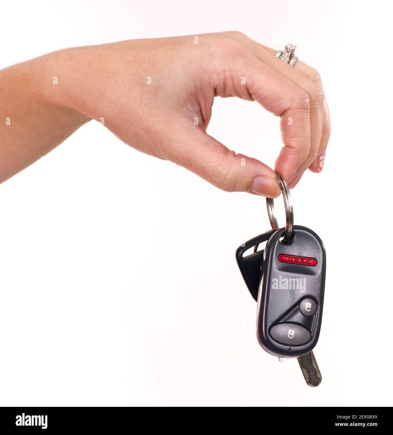 Keys in Hand Stock Photo - Alamy